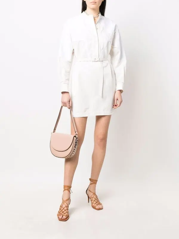 Stella McCartney Chain-trimmed Shoulder Bag - Pink