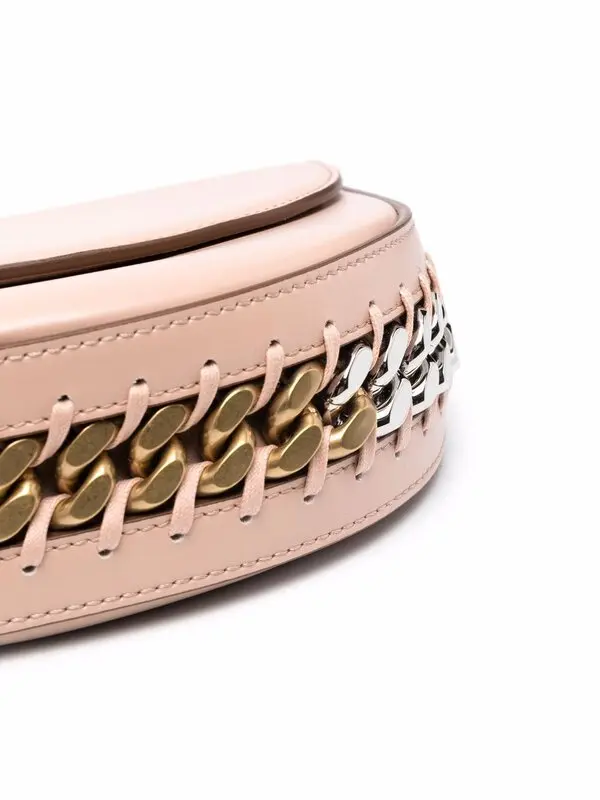 Stella McCartney Chain-trimmed Shoulder Bag - Pink