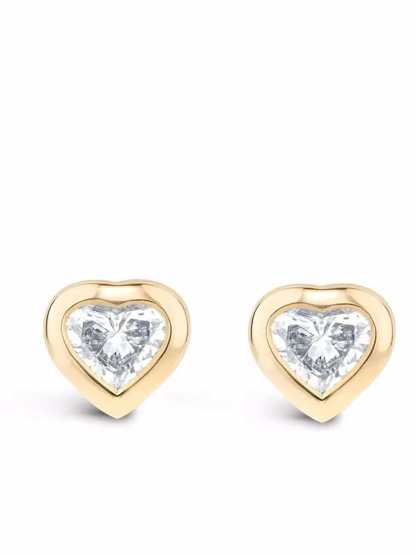 PRAGNELL 18kt Yellow Sundance Diamond Stud Earrings - Gold