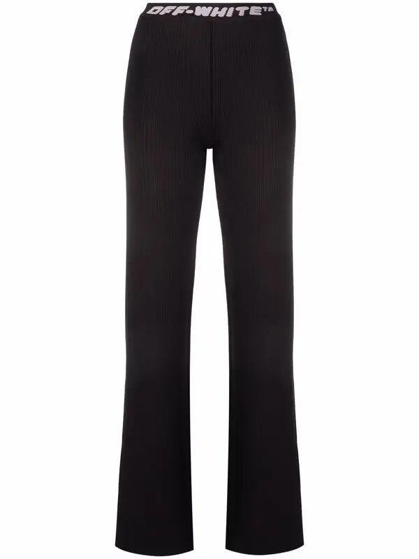 Off-White Logo Tape Knit Trousers