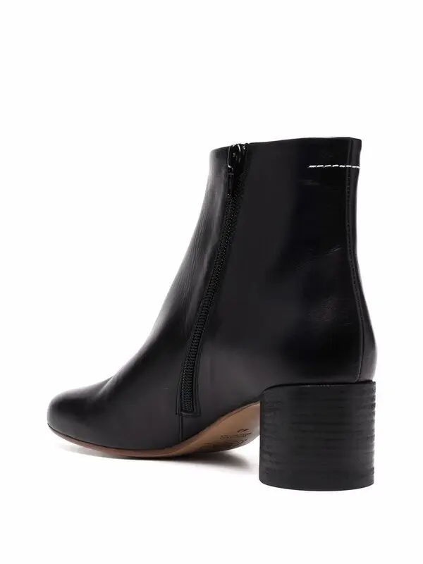 MAISON MARGIELA Anatomic 45mm Ankle Boots - Black