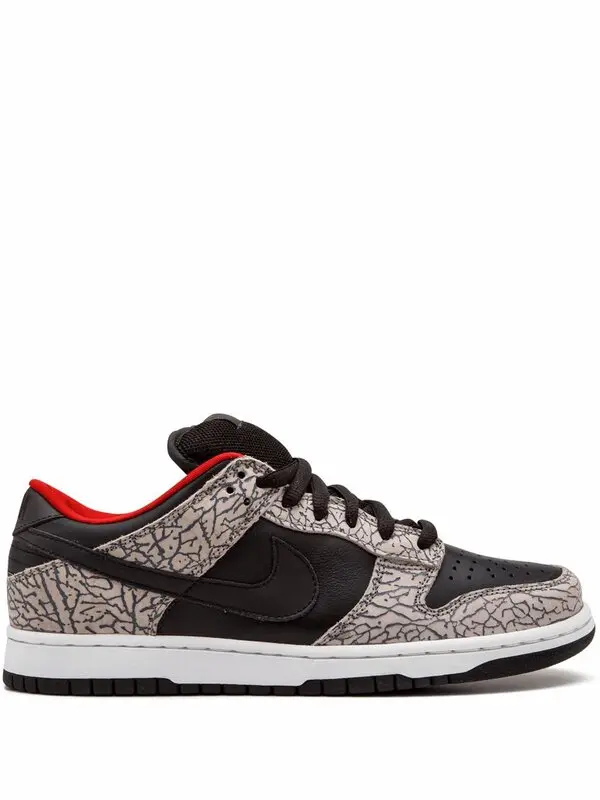 Nike X Supreme Sb Dunk Low Pro Sneakers - Black