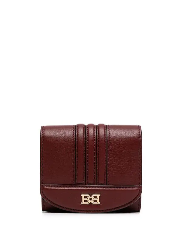 Bally Blessy Leather Wallet - Red