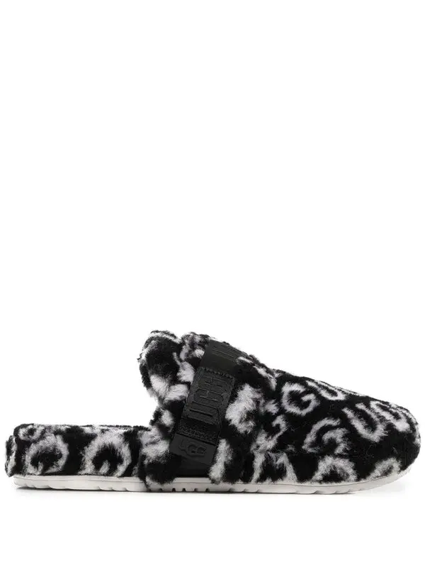 UGG Fluff It Pop Slippers - Black