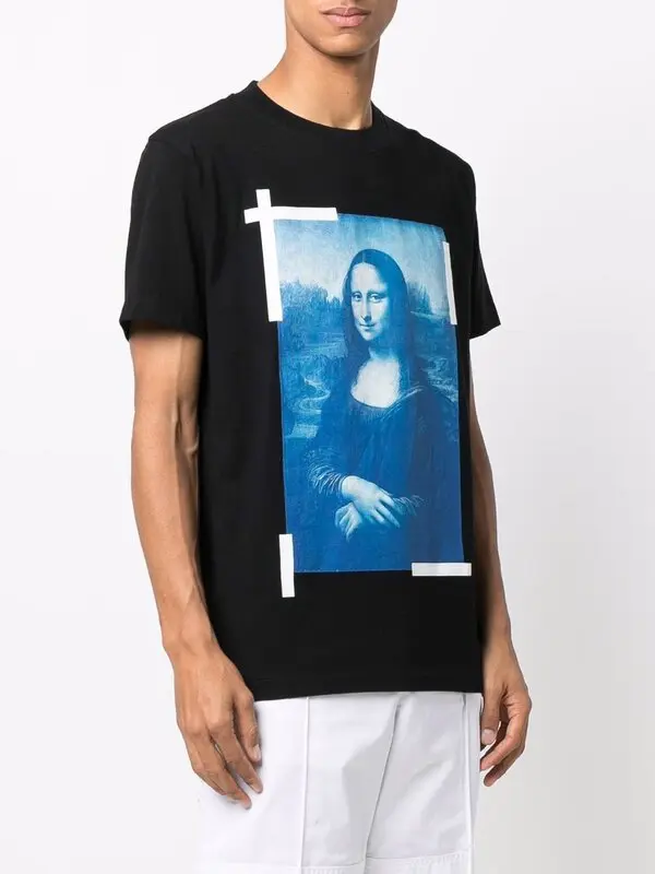 Off-White Monalisa Slim-cut T-shirt - Black