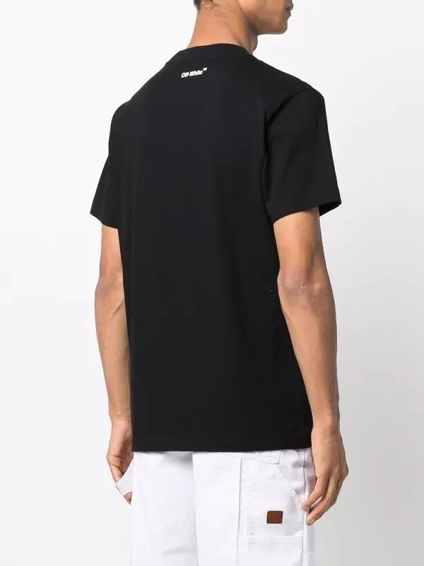 Off-White Monalisa Slim-cut T-shirt - Black