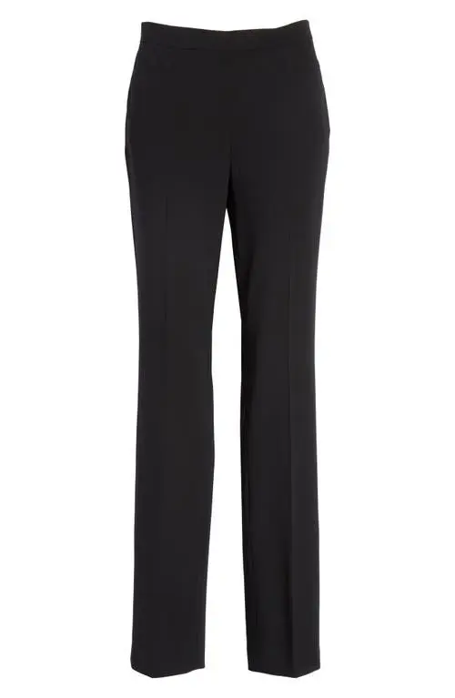 Akris Francoise Wool Straight Leg Pants