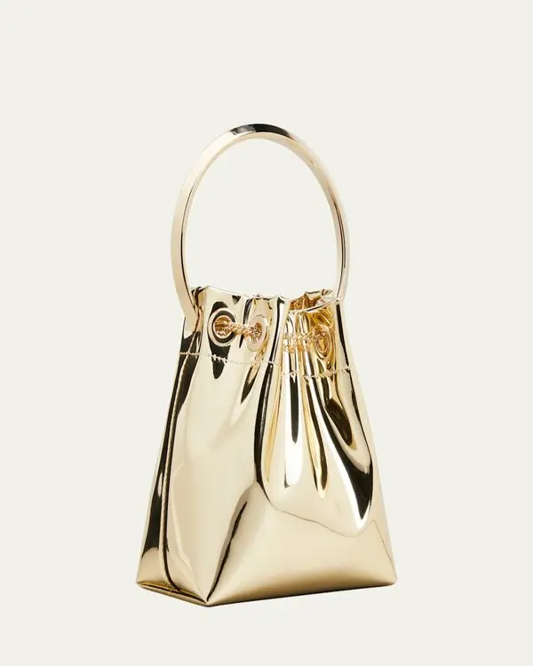 JIMMY CHOO Bon Bon Bucket Bag - Gold