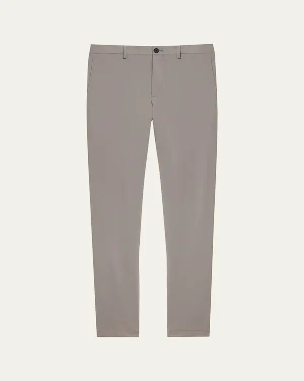 Theory Zaine Precision Ponte Slim-straight Chino Pants - Sidewalk