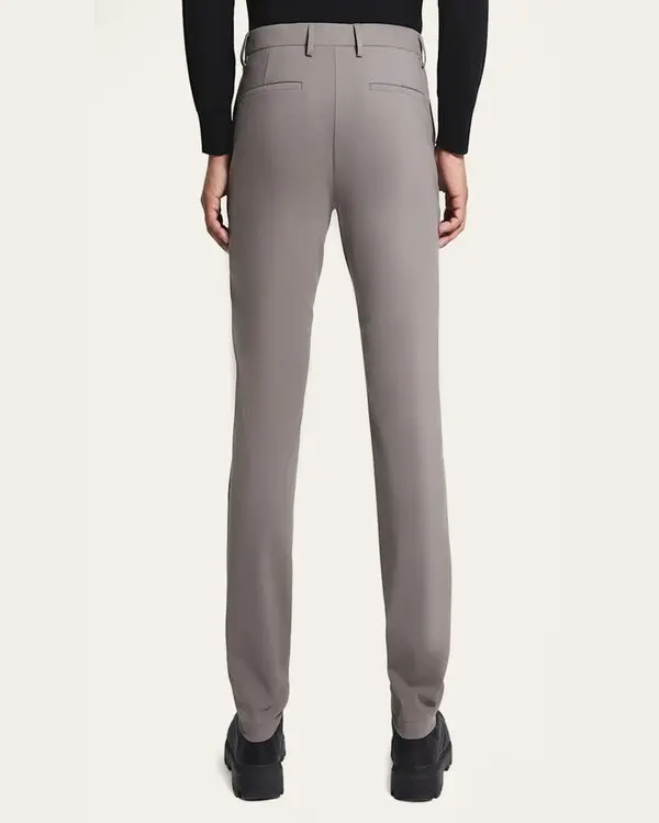 Theory Zaine Precision Ponte Slim-straight Chino Pants - Sidewalk