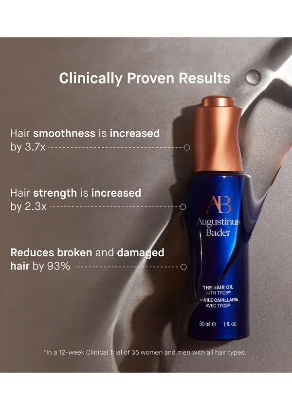 Augustinus Bader The Hair Oil Treatments, Lightweight, Fast-absorbing, Reduces Breakage