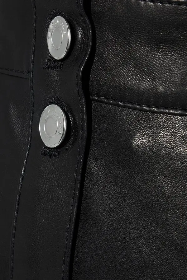IRO PARIS Igonia Leather Mini Skirt
