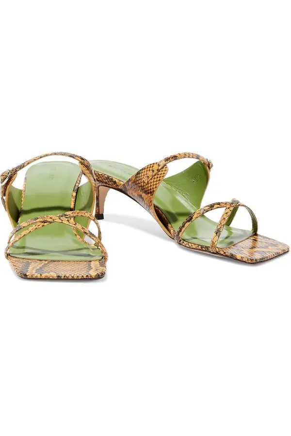 By Far Candy Leather Mules