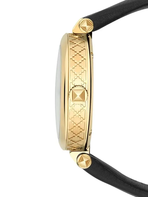 Gucci 32mm Diamantissima Watch W/ Leather Strap, /golden