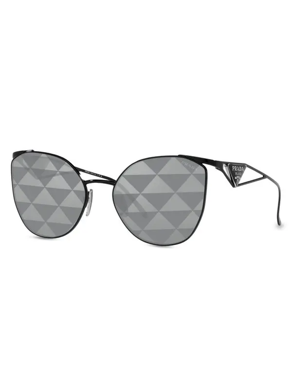 Prada 59mm Cat Eye Sunglasses - Black