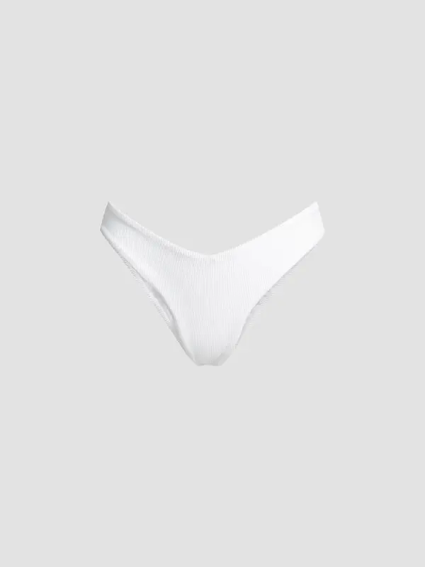 Beach Riot Vanessa Bikini Bottom - White