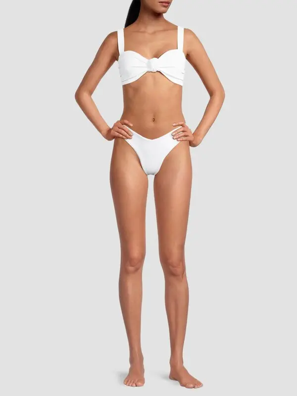 Beach Riot Vanessa Bikini Bottom - White