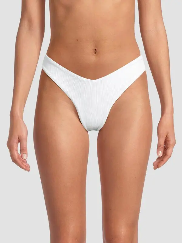Beach Riot Vanessa Bikini Bottom - White