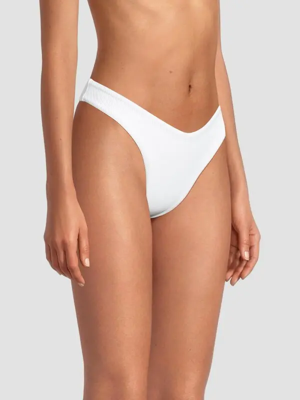 Beach Riot Vanessa Bikini Bottom - White