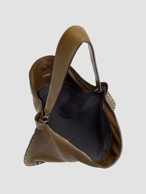 Isabel Marant Étoile Oskan Studded Leather Hobo Bag