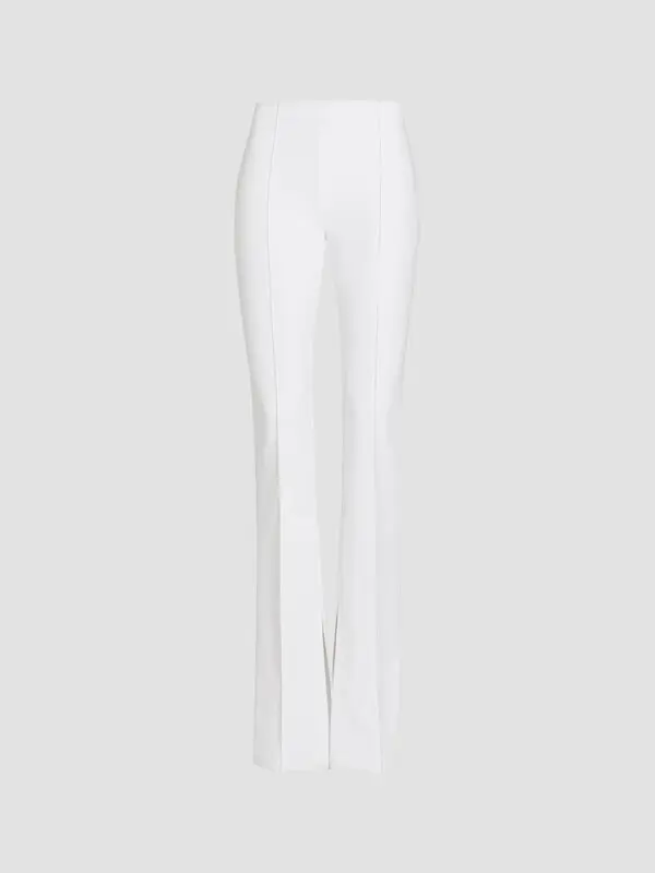Adam Lippes Eva Bonded Neoprene Flared Pants
