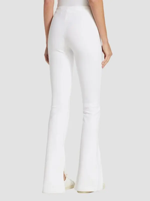 Adam Lippes Eva Bonded Neoprene Flared Pants