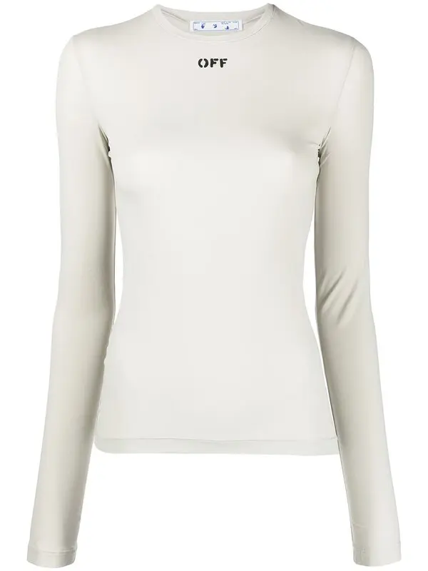 Off-White Off-print Long-sleeve Top