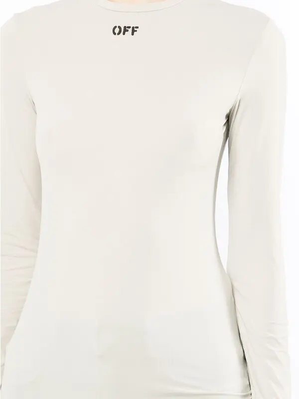 Off-White Off-print Long-sleeve Top