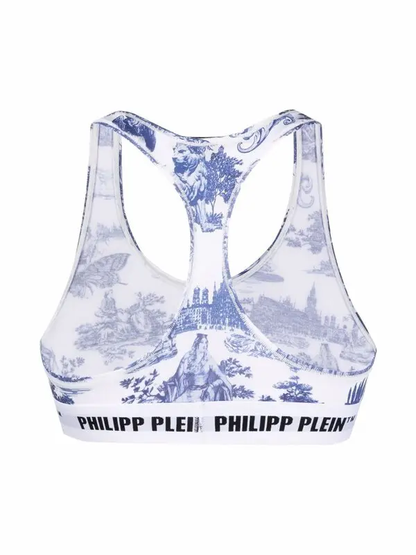 Philipp Plein En Plein Air Logo Bra