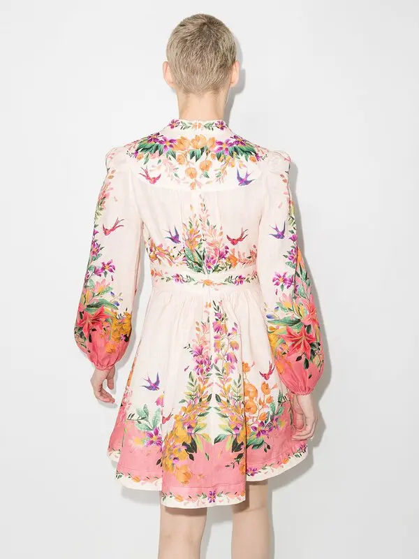 Zimmermann Tropicana Floral-print Mini Dress