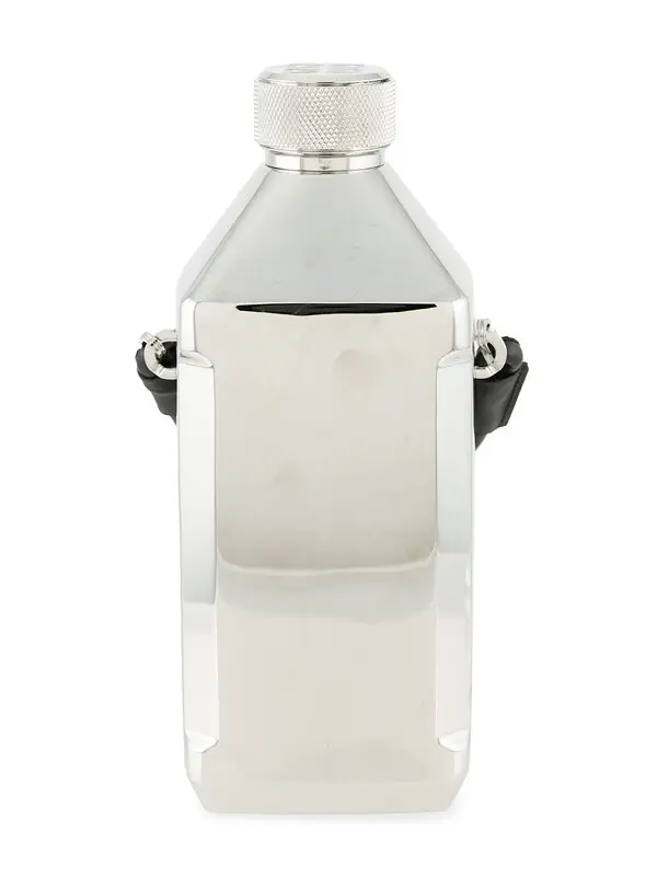 Givenchy Metal Logo Print Bottle In Silver - 35% Off | Editorialist