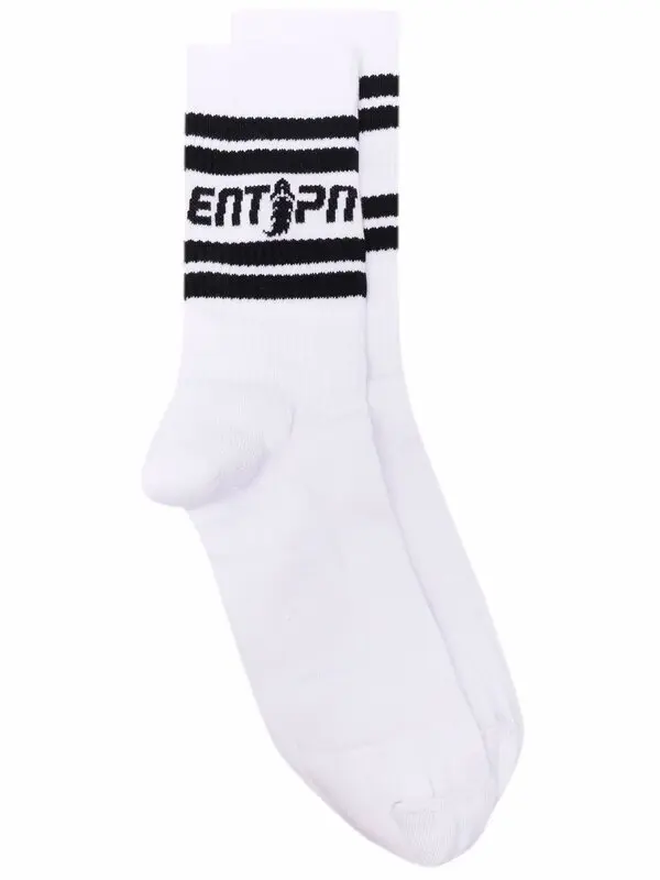 ENTERPRISE JAPAN Logo-print Socks - White