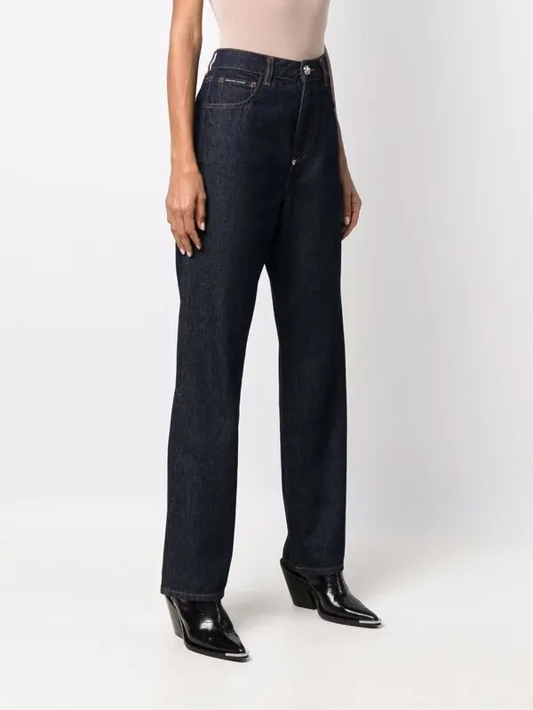 Philipp Plein Iconic Loose Fit Jeans - Blue