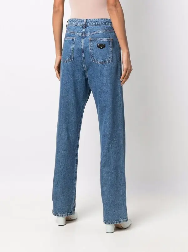 Philipp Plein Iconic Loose Fit Jeans - Blue