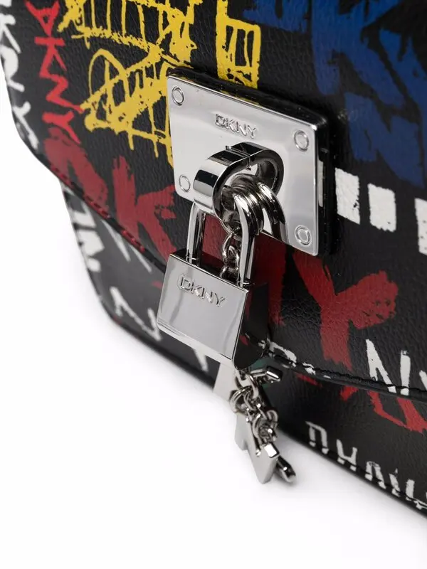 Dkny Small Elissa Graffiti-print Crossbody Bag