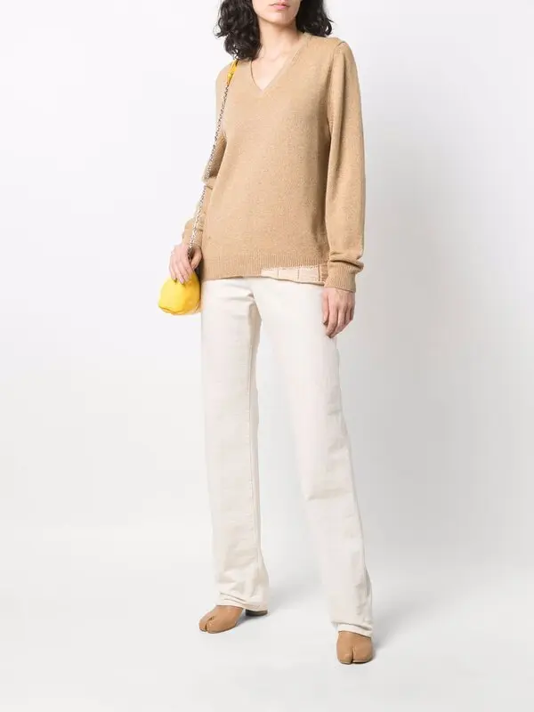 MAISON MARGIELA Knitted V-neck Jumper