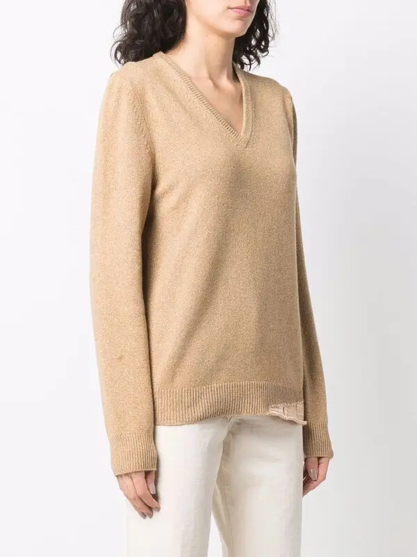 MAISON MARGIELA Knitted V-neck Jumper