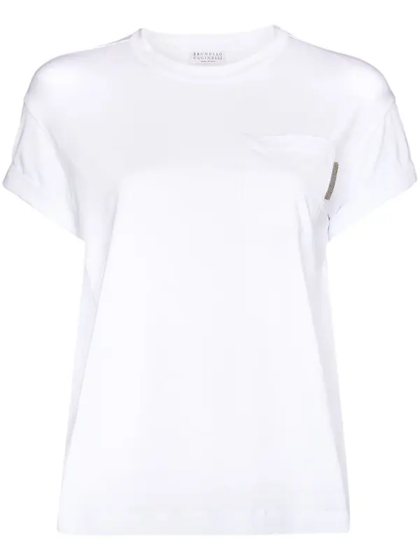 Brunello Cucinelli Monili Chain T-shirt - White