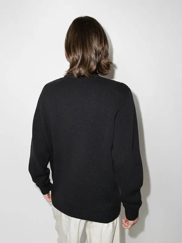 Undercover Sculpture-print Intarsia Jumper