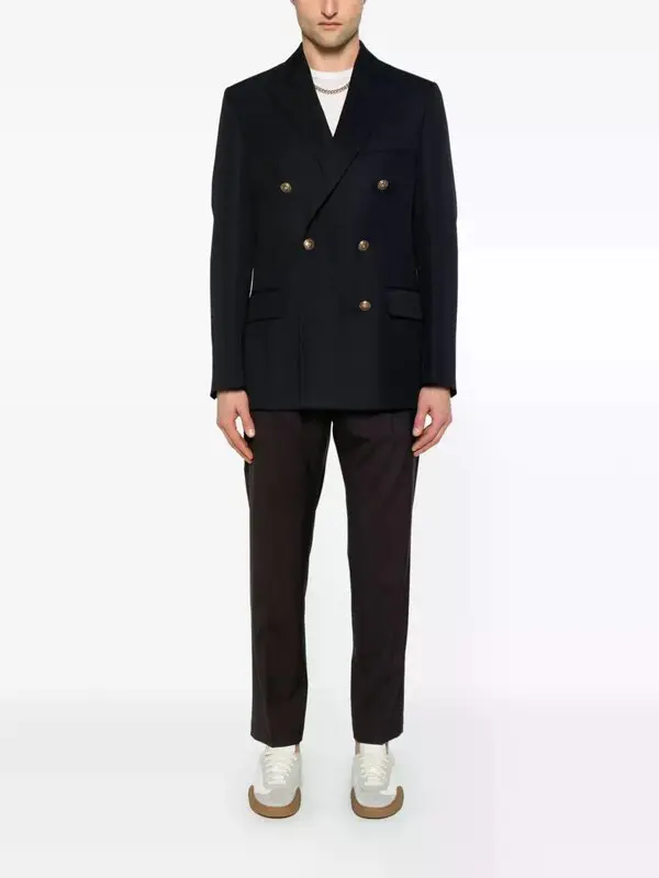 GOLDEN GOOSE Double-breasted Blazer - Blue