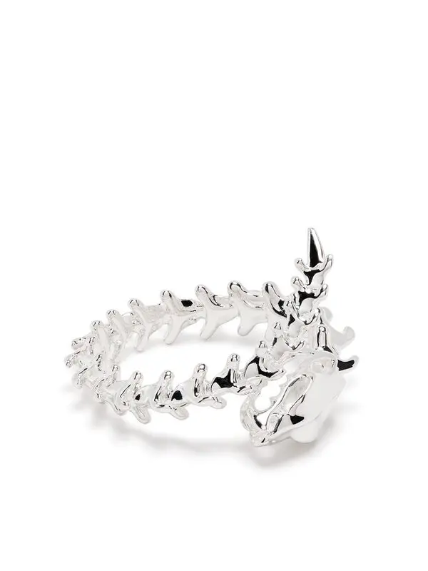 SHAUN LEANE Serpent Trace Wrap Ring - Silver