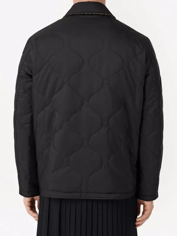 Burberry Reversible Quilted Overshirt With Vintage Check Lining