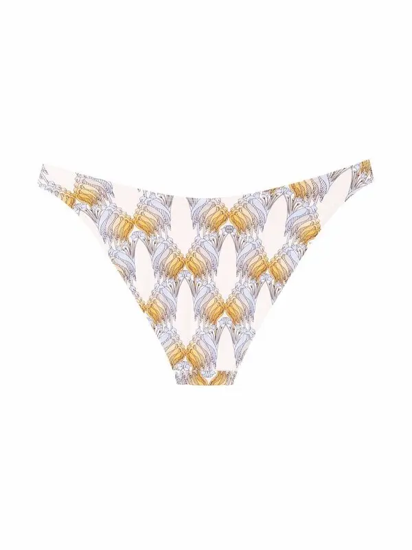 Tory Burch Abstract-print Bikini Briefs