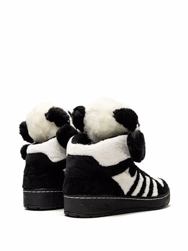 Adidas X Jeremy Scott Panda Bear Sneakers