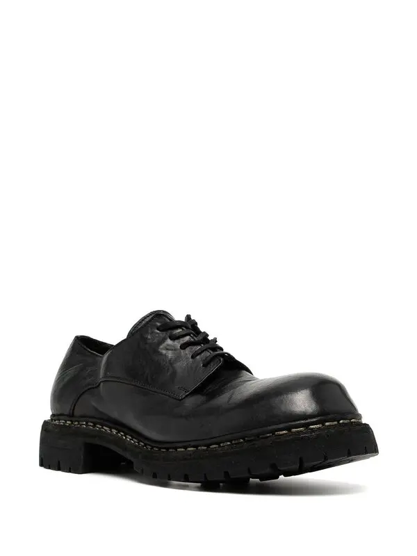 Guidi Leather Derby Shoes