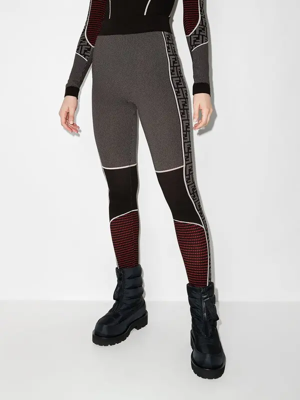 Fendi Ff-motif Seamless Performance Leggings