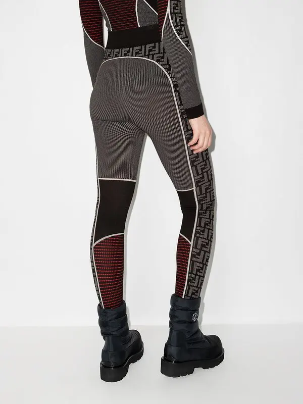 Fendi Ff-motif Seamless Performance Leggings