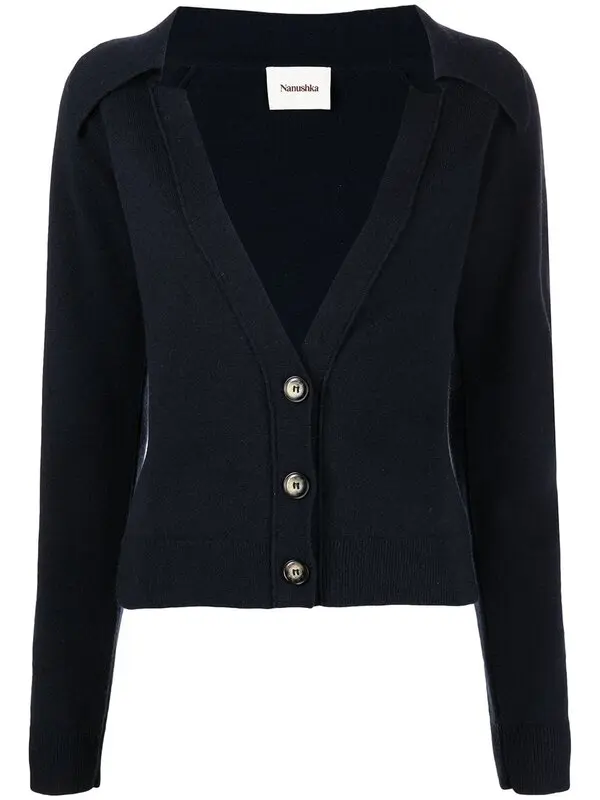 Nanushka V-neck Knit Cardigan