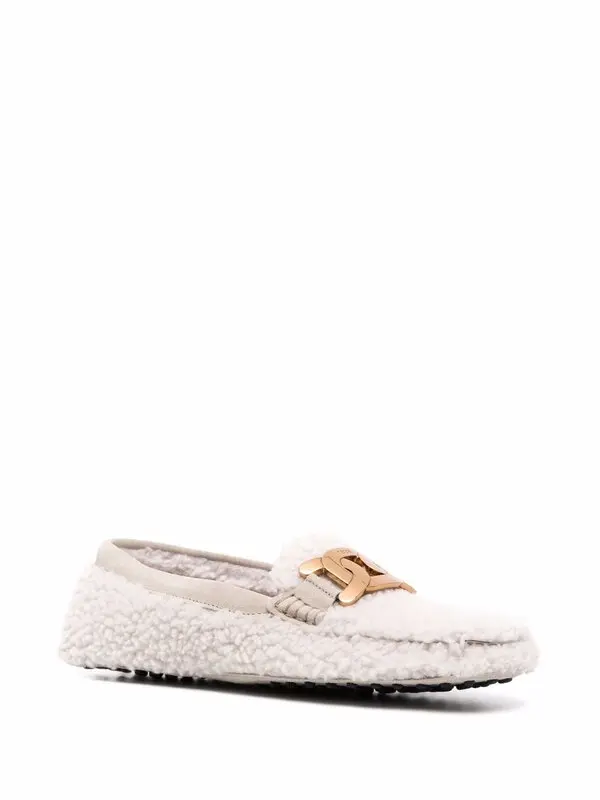 TOD'S Gommino Shearling Loafers