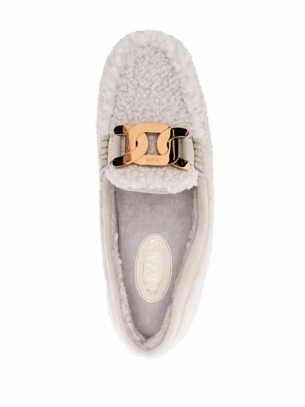TOD'S Gommino Shearling Loafers